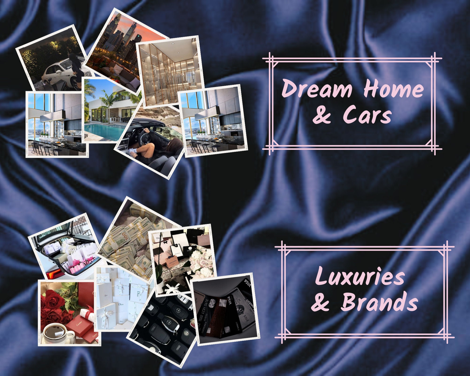 Luxury & Lifestyle Vision Board Kit - Etsy