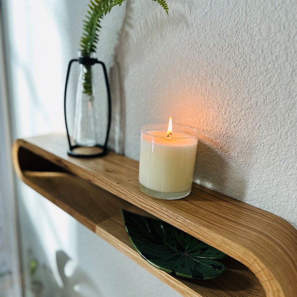 Oval Floating Shelf - Etsy
