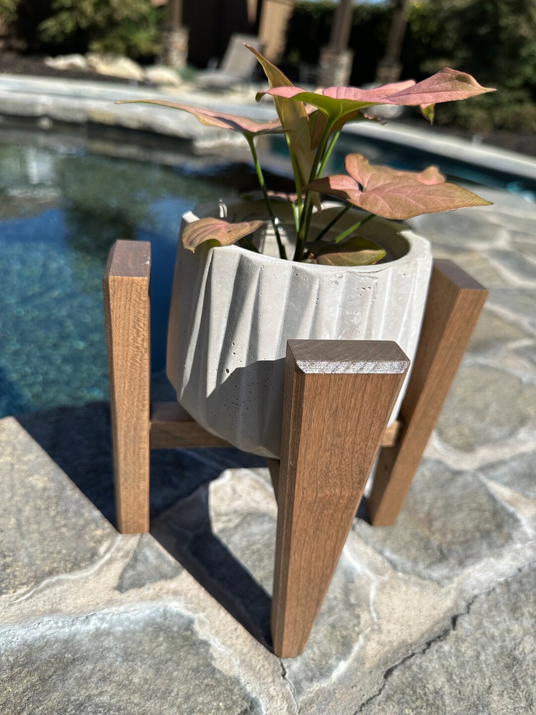 Tapered Leg Plant Stand - Etsy