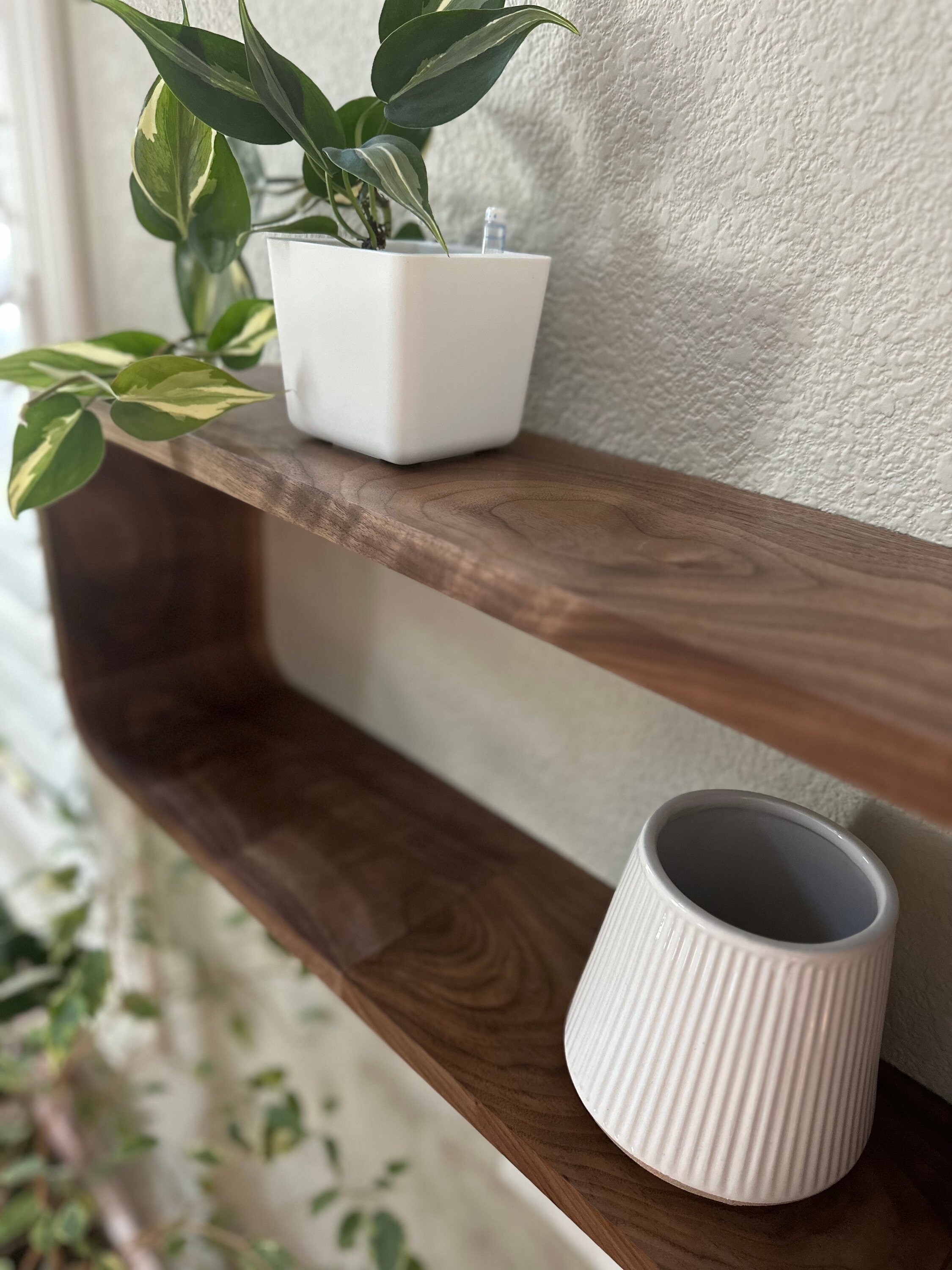 Curved Rectangle Floating Shelf - Etsy