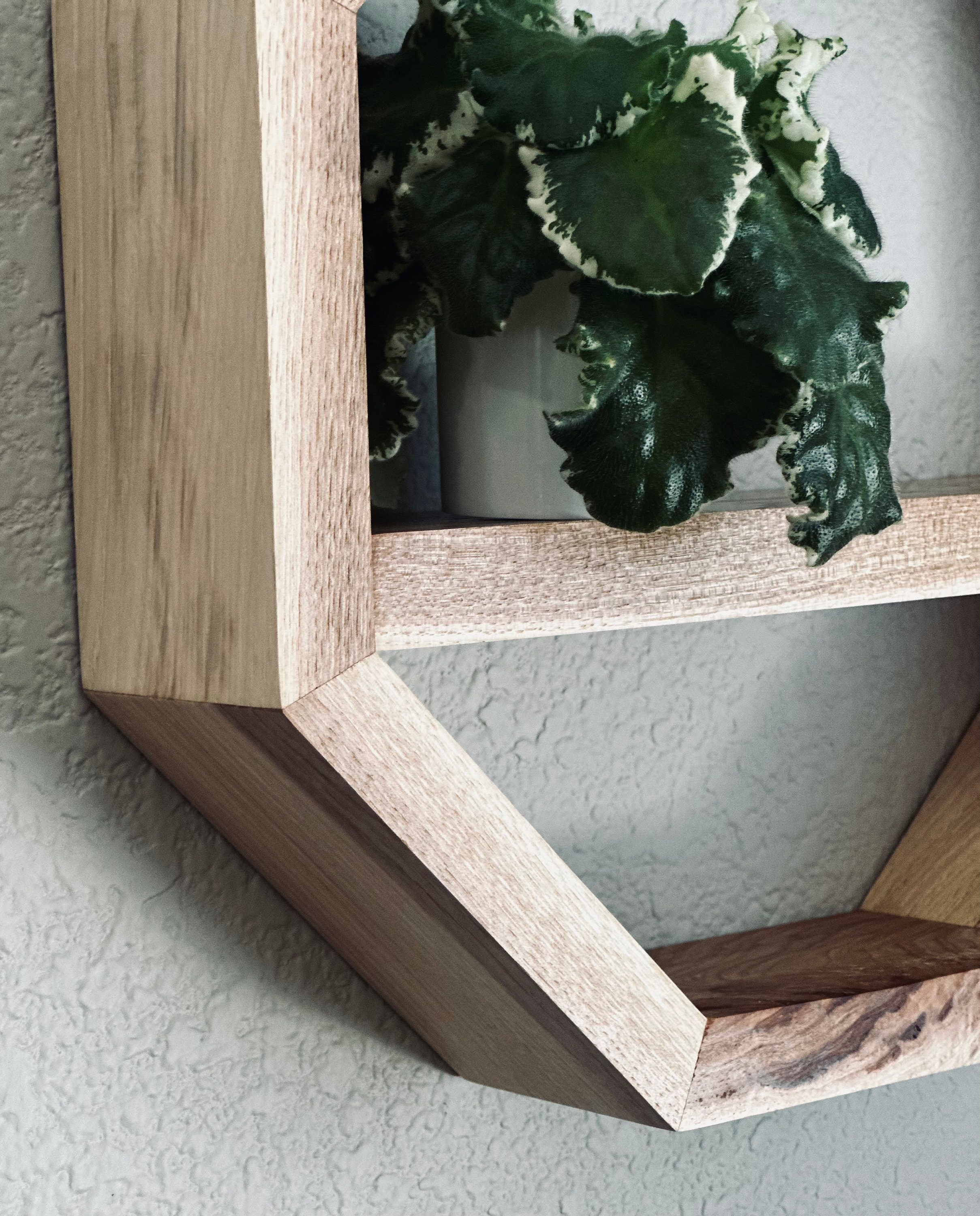 Octagon Shelf with Removable Shelf - Etsy