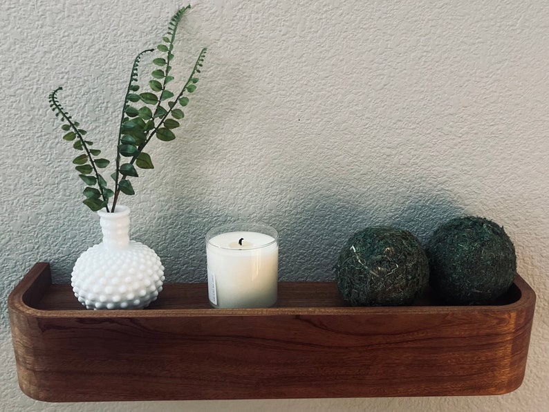 Curved Front Facing Floating Shelf - Etsy