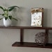 Half Curved Floating Shelf (mid Century Modern Style) - Etsy