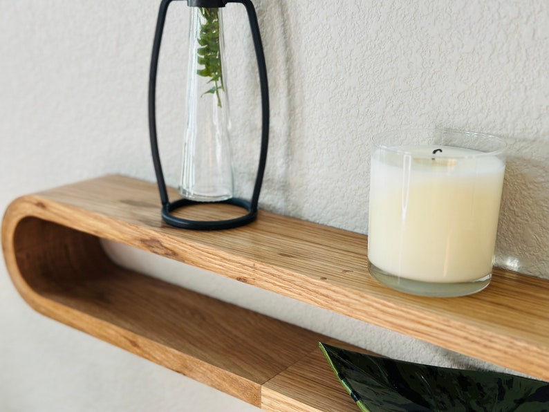 Curved Floating Shelf (mid Century Modern) - Etsy