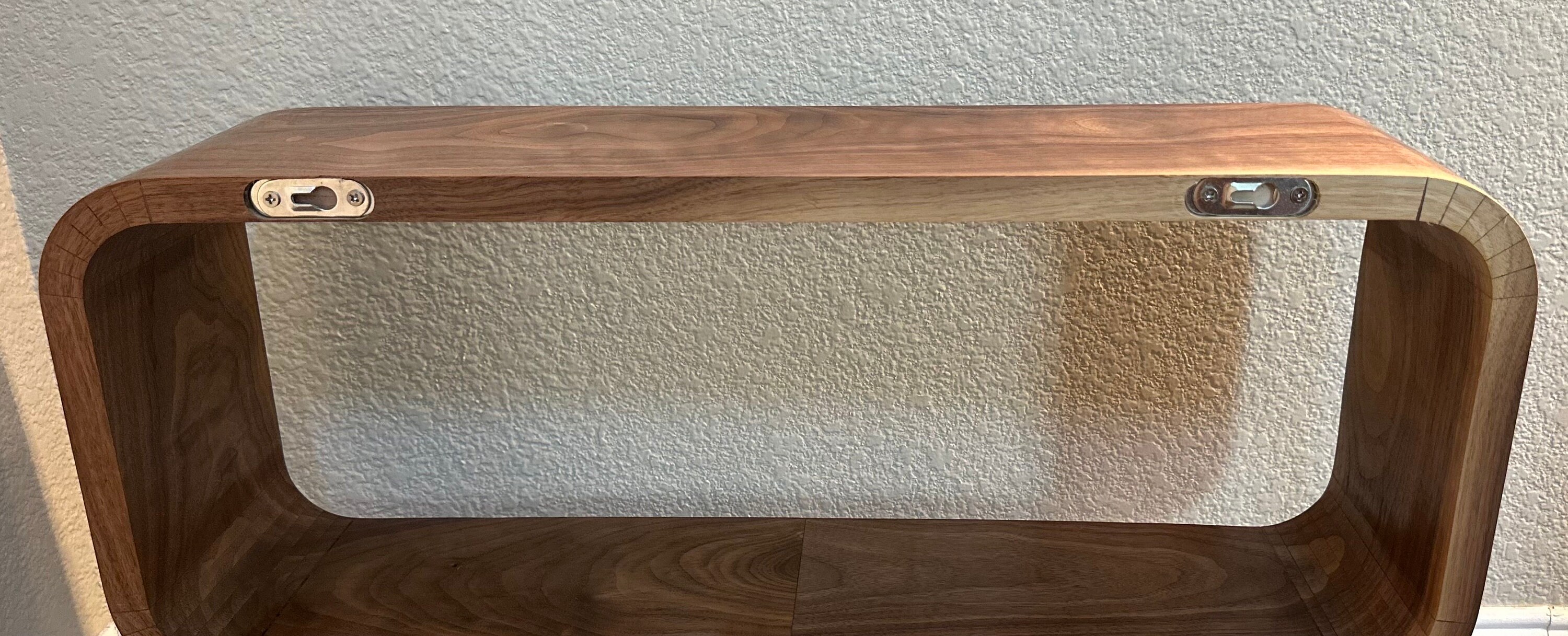 Curved Rectangle Floating Shelf - Etsy