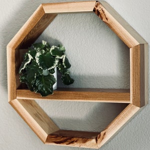 Octagon Shelf (with Removable Shelf) - Etsy