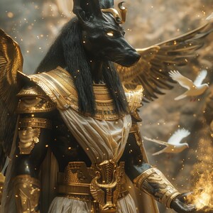 Anubis Myths Collection: Digital Art Series - Etsy