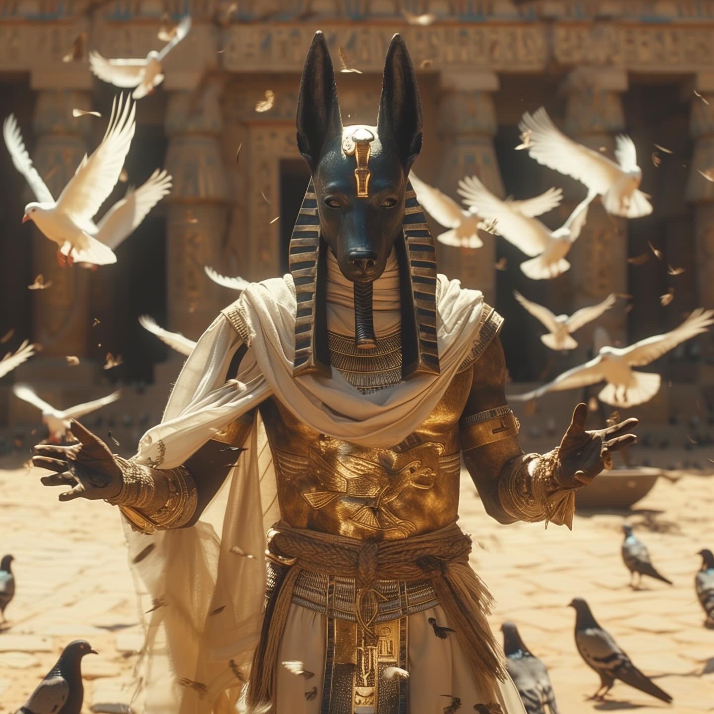 Anubis Myths Collection: Digital Art Series - Etsy