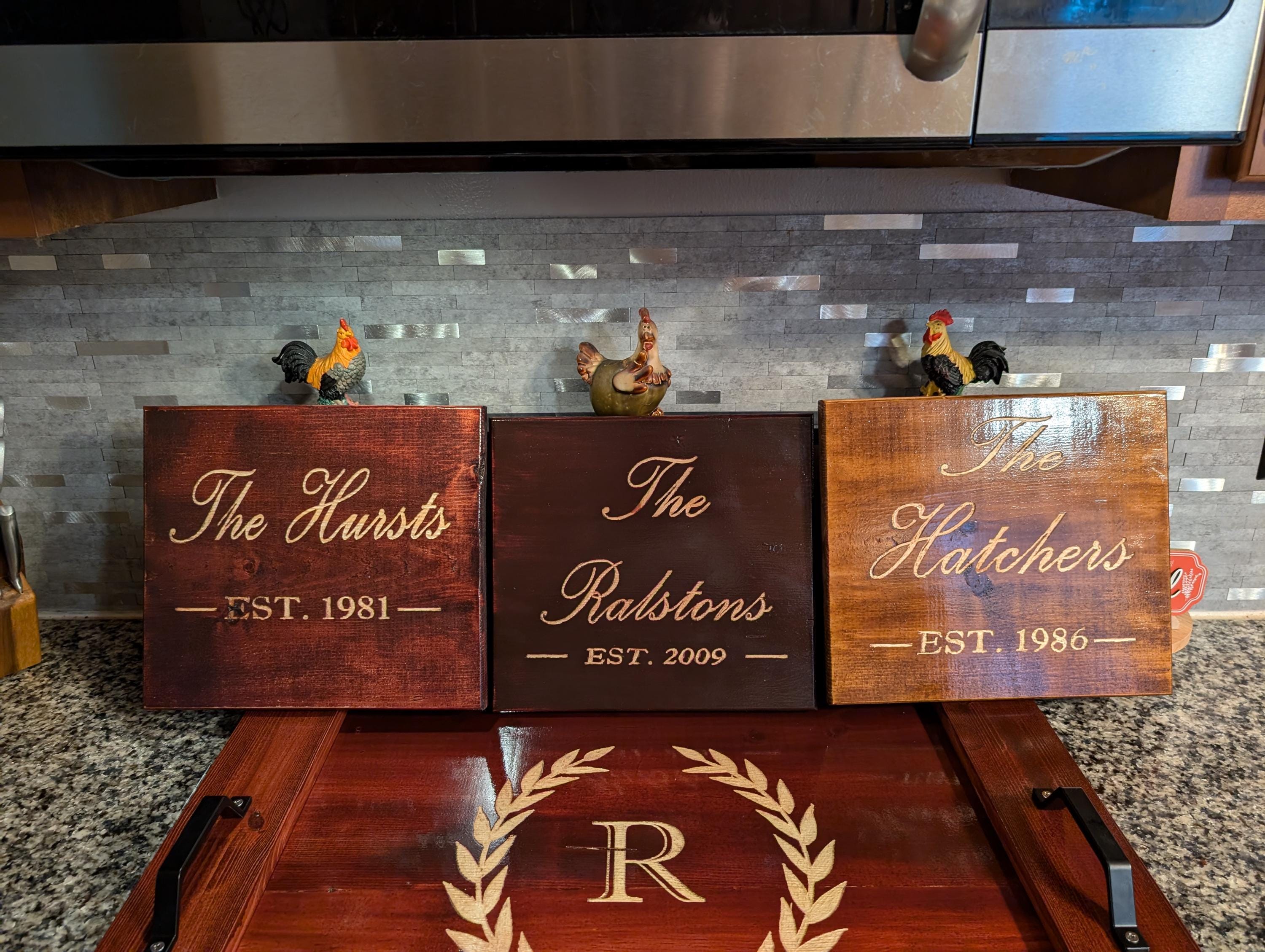 Custom Hand Engraved Noodle Board: Personalized Kitchen Decor - Etsy