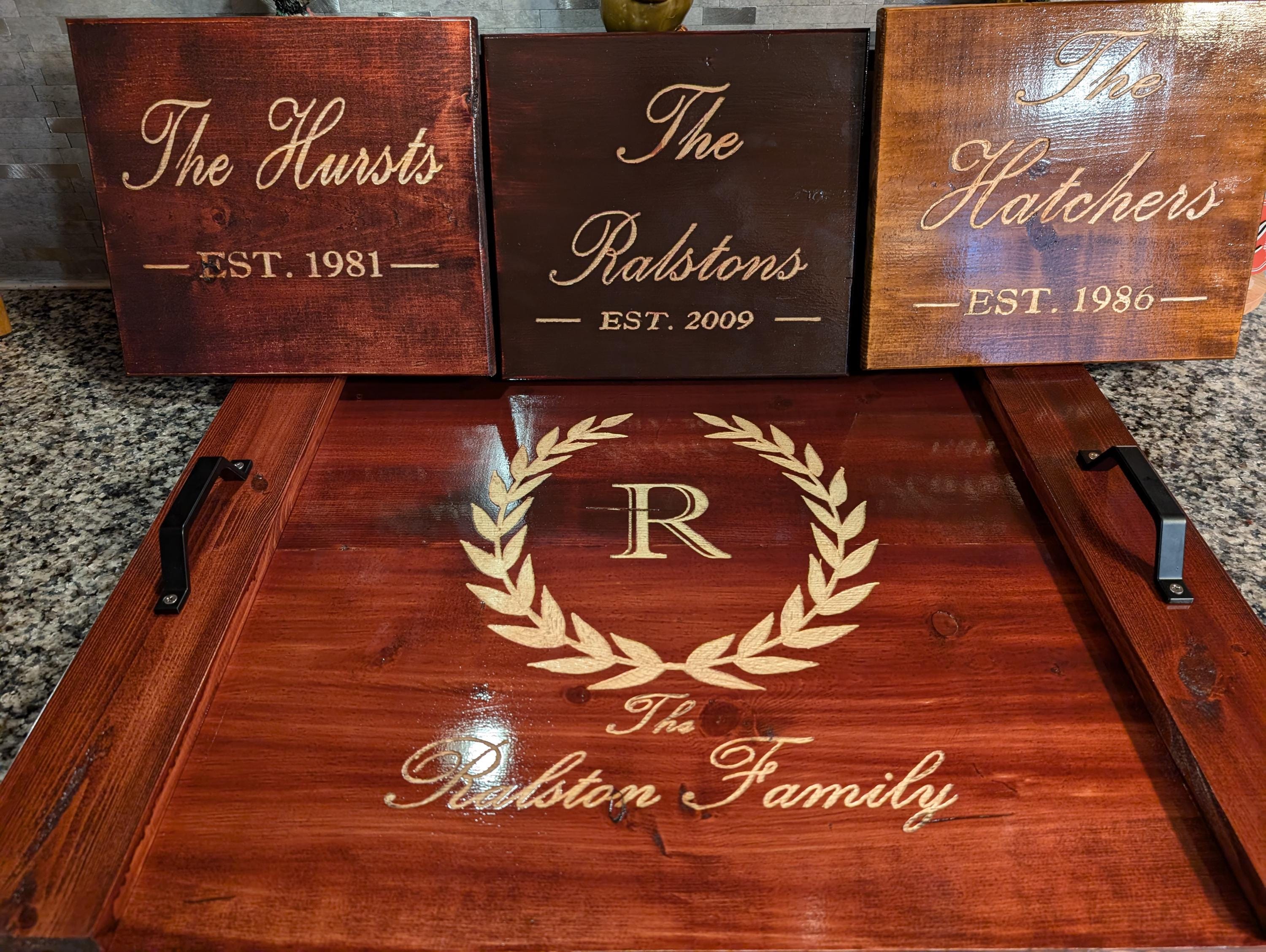 Custom Hand Engraved Noodle Board: Personalized Kitchen Decor - Etsy