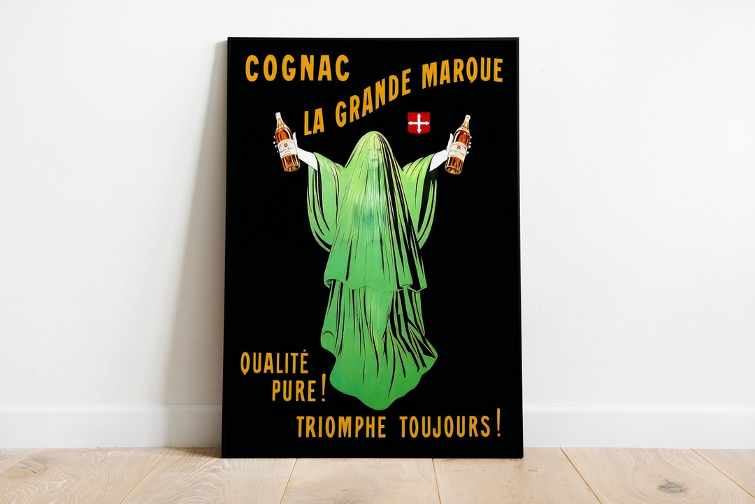 Cognac La Grande Marque Vintage Poster by Leonetto Cappiello - Etsy