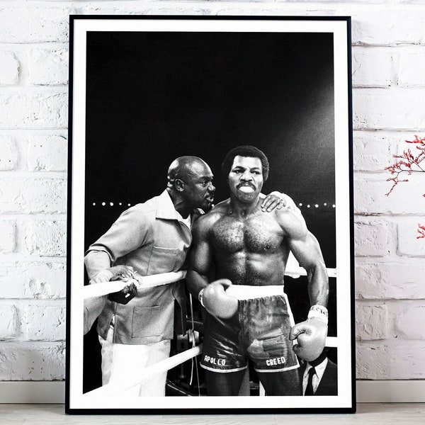 Apollo Creed There is No Tomorrow Poster - Etsy