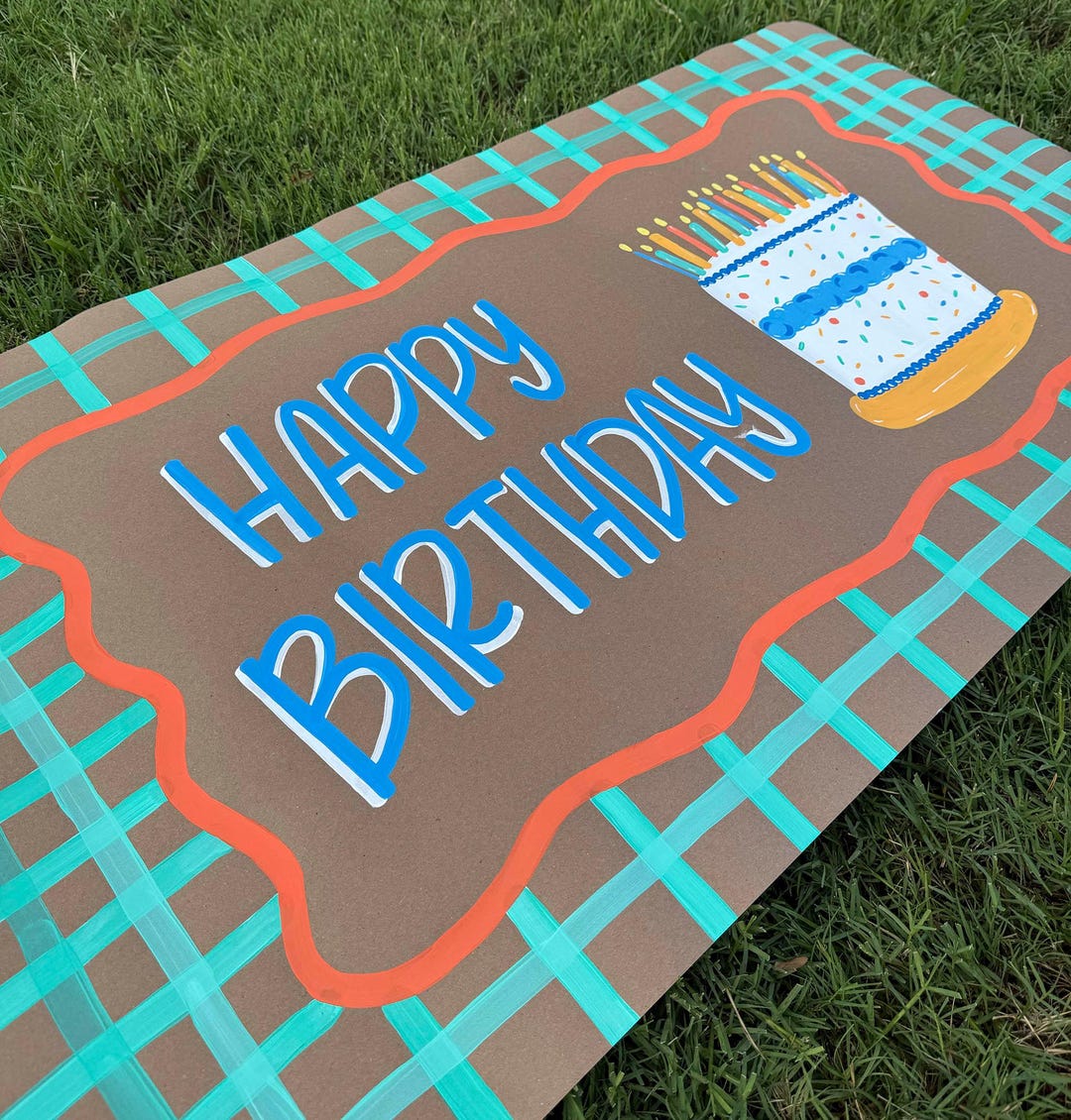 Party Banner Custom-personalized-sign-graduation-hand Painted-birthday ...