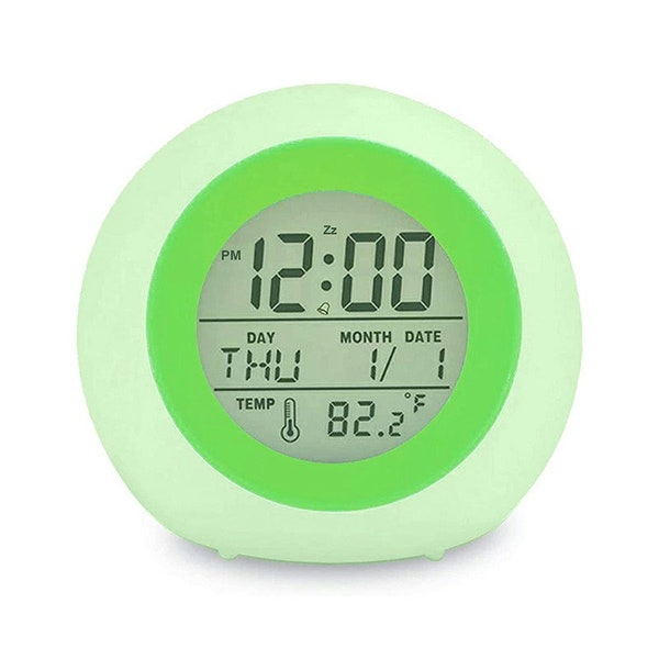 Green Digital Clock - Etsy