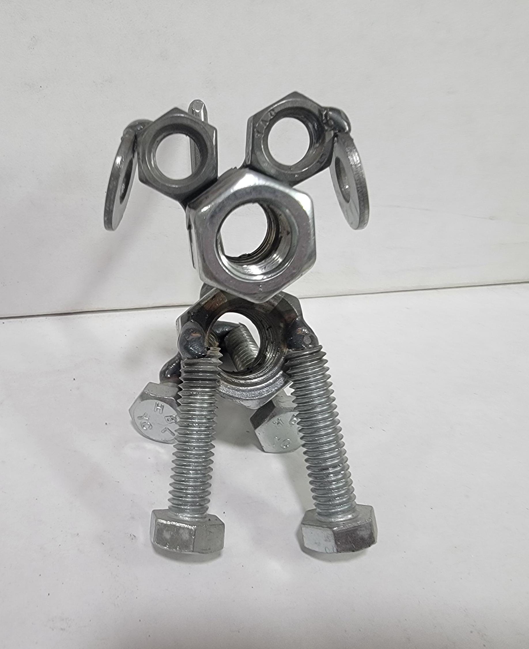 Dog - Made Out of Nuts and Bolts, Metal Art, Welded Art - Etsy