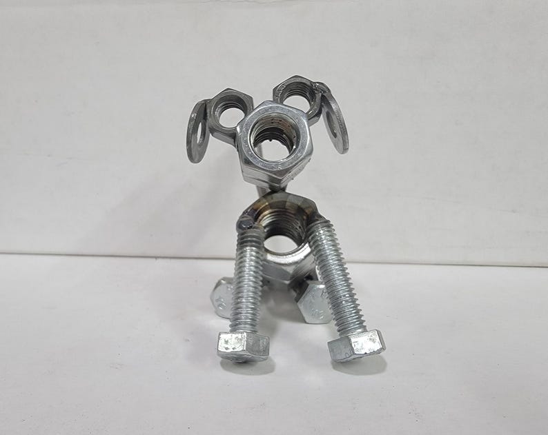 Dog - Made Out of Nuts and Bolts, Metal Art, Welded Art - Etsy