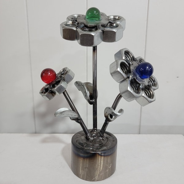 Metal Flowers - Etsy