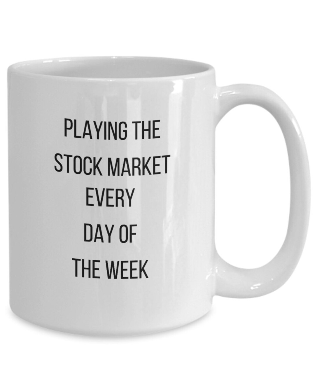 Stock Market, Playing the Stock Market Coffee Mug, Stock Market Gift ...