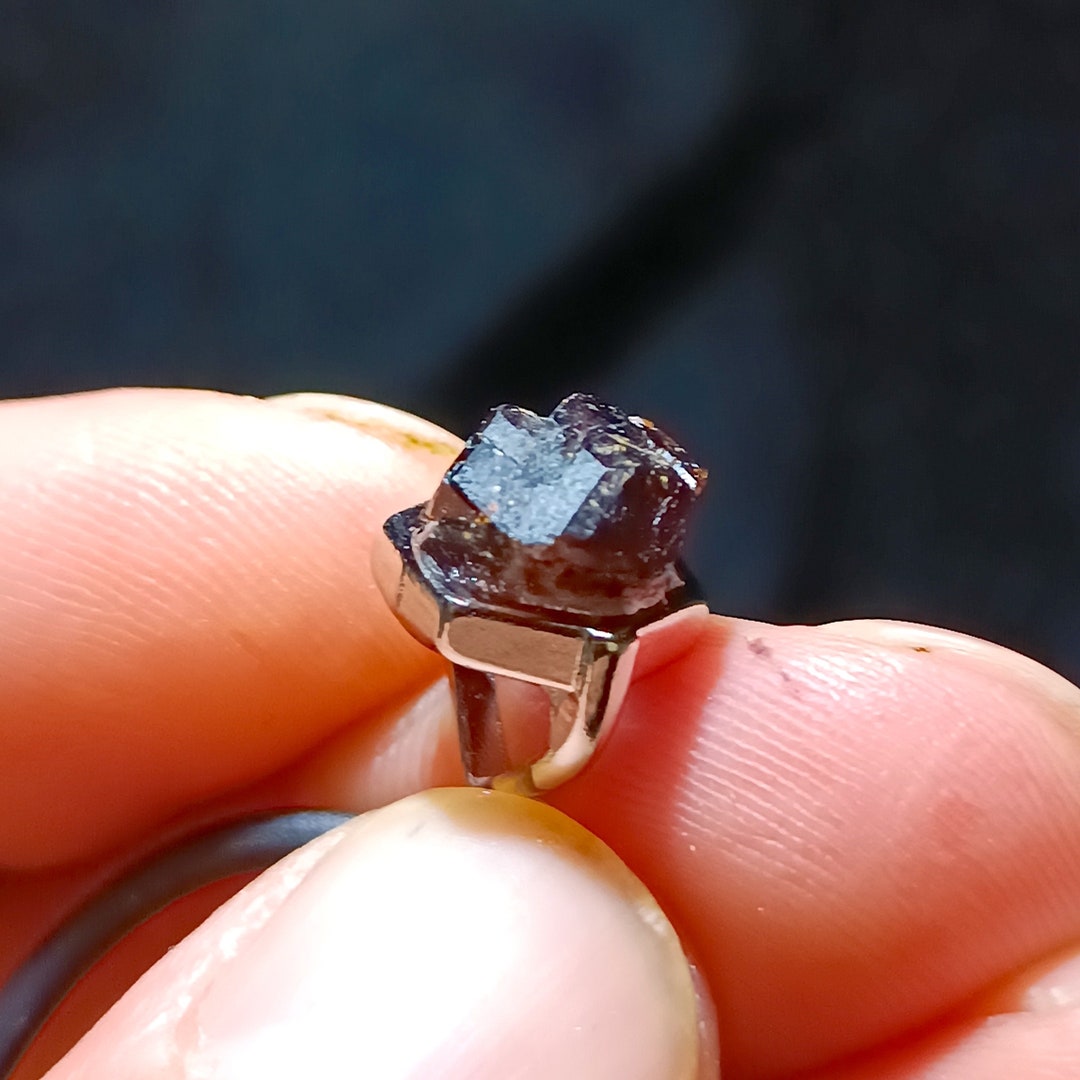 Garnet Rough Crystal Pendant Hessonite Variety 10.5 Carats - Etsy