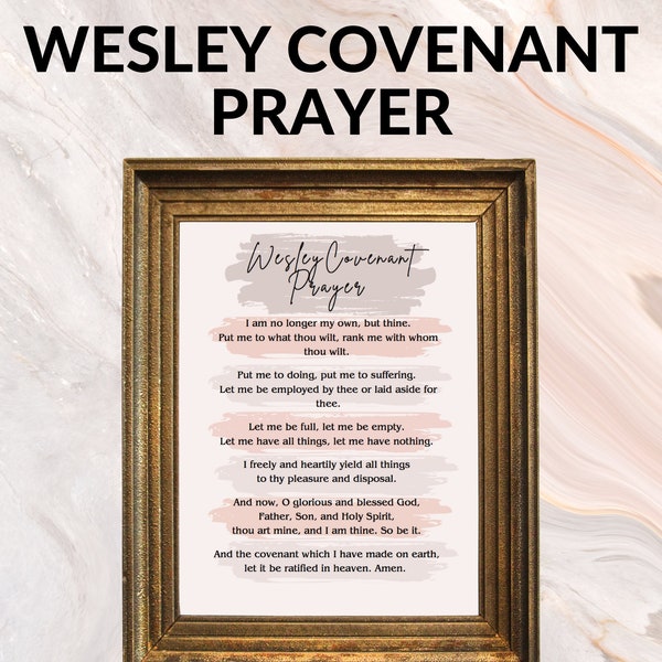 John Wesley Prayer - Etsy