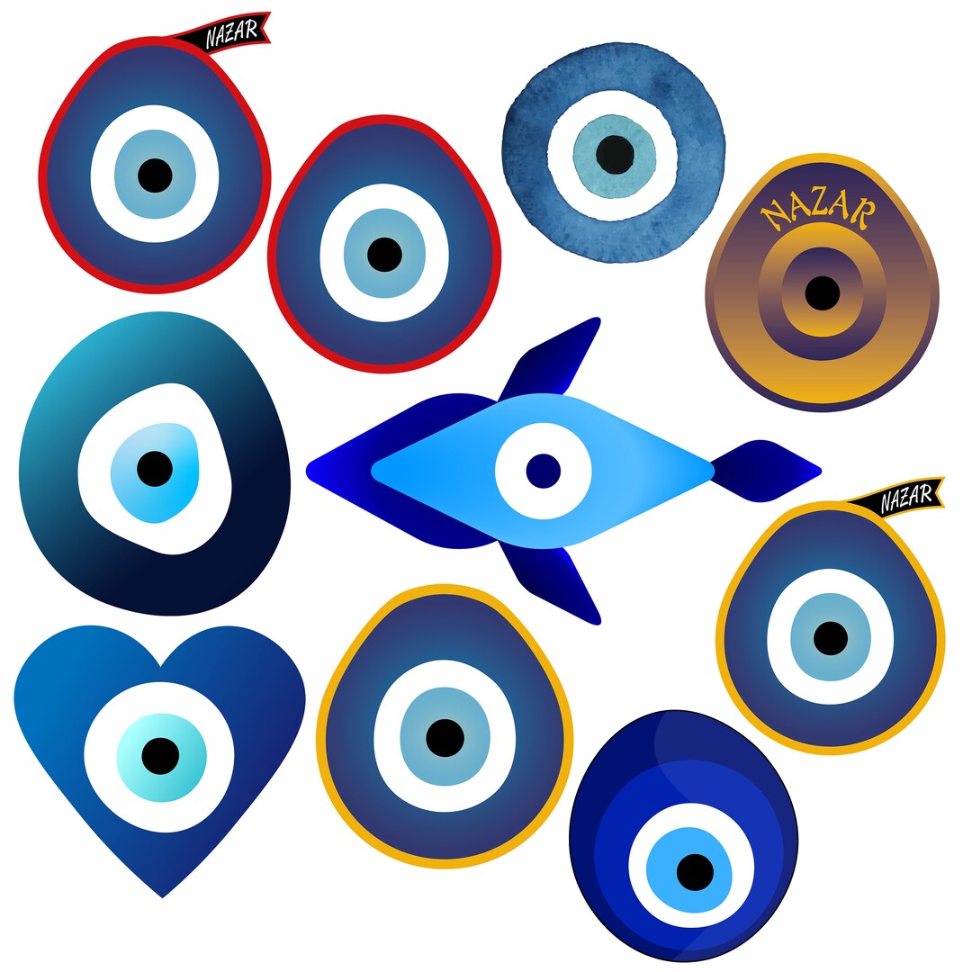 Nazar Logo Pack Vector Illustration - Etsy