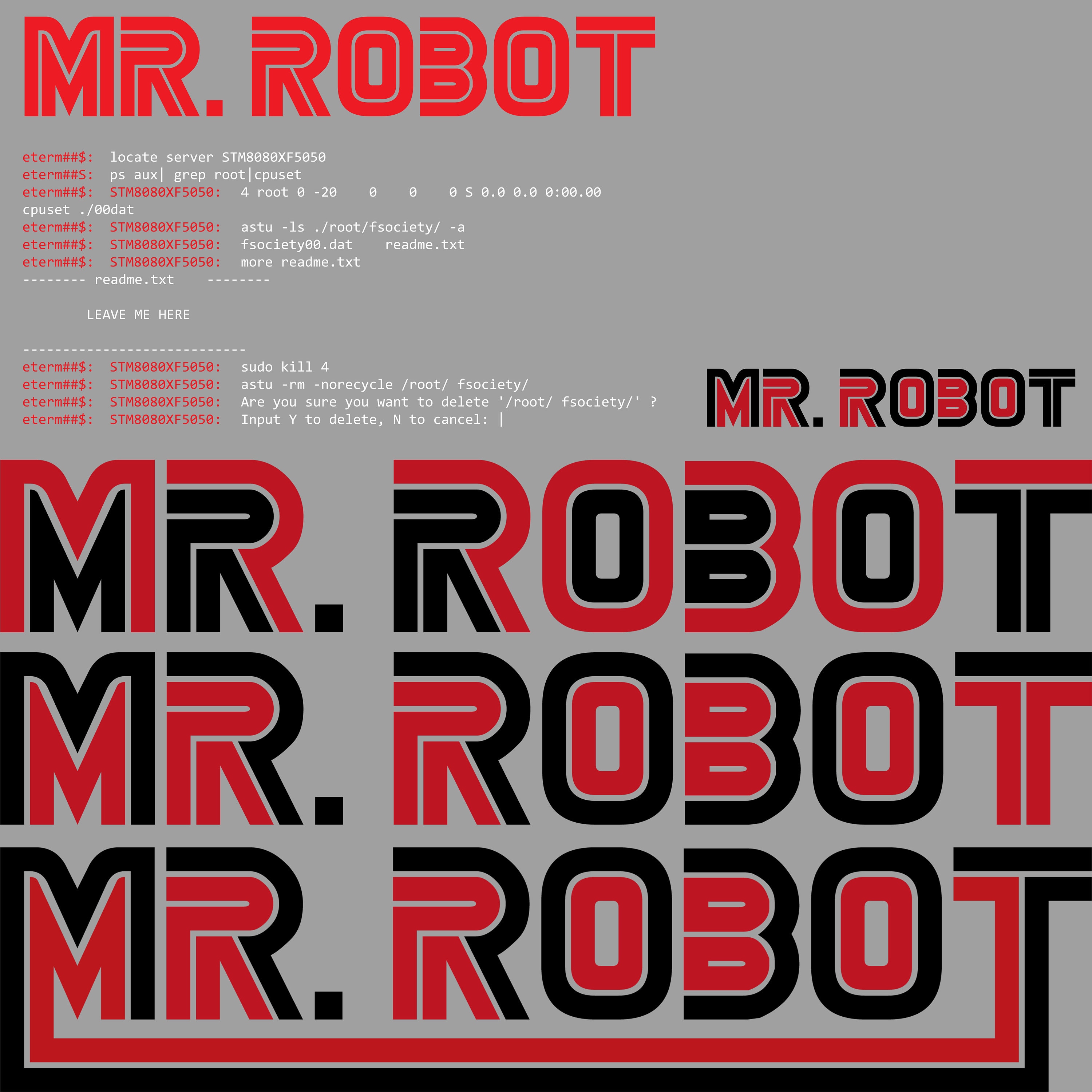 Mr Robot Logo Pack - Etsy