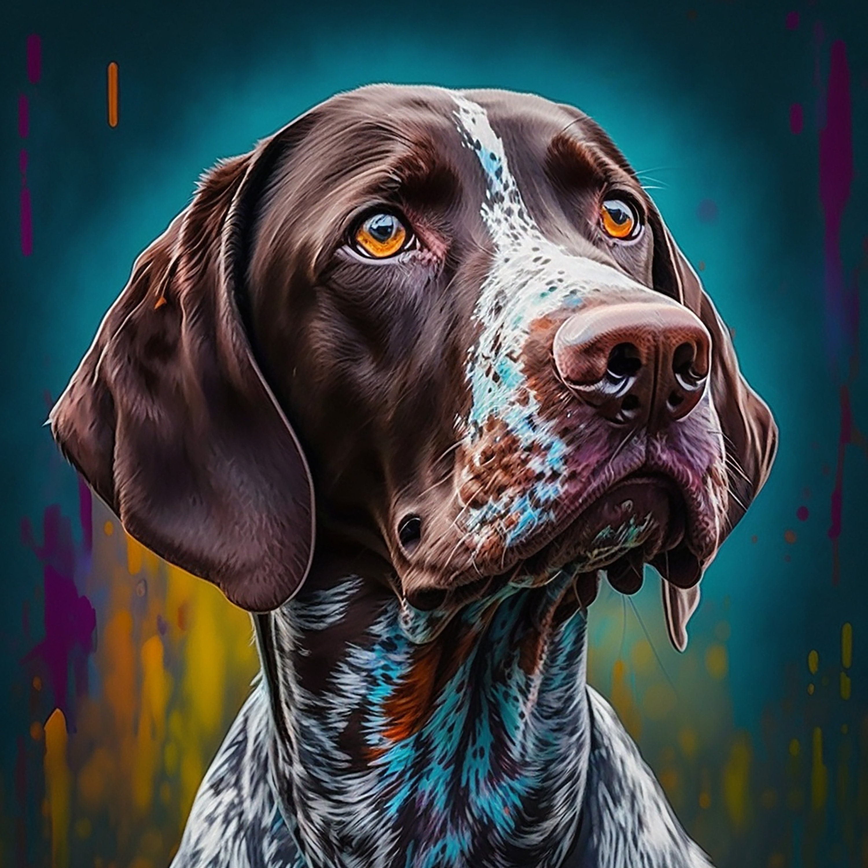 5 German Short Haired Pointer Oil Paintings - GSP - Etsy