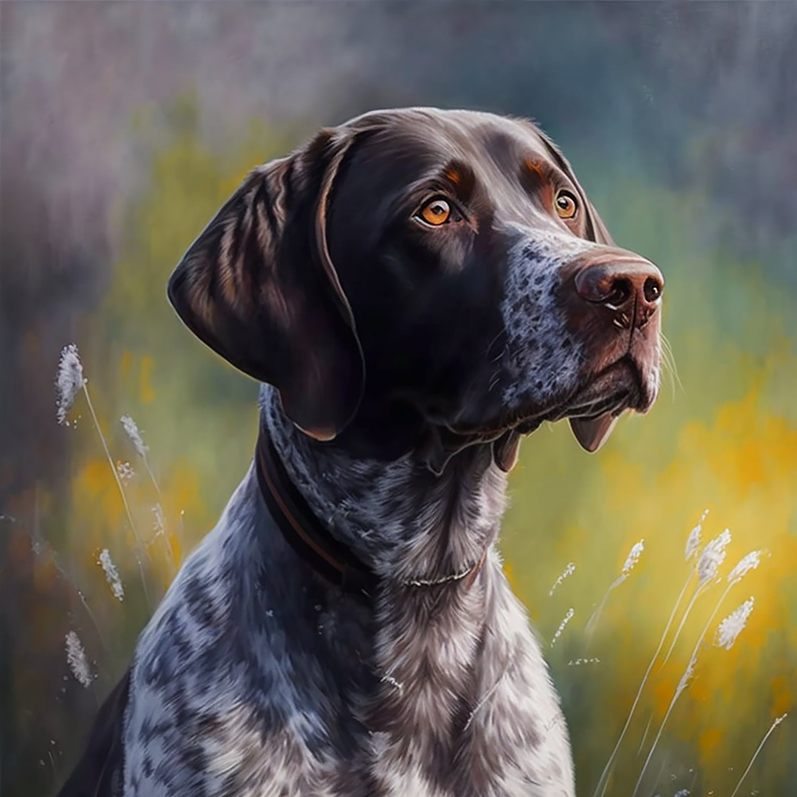 5 German Short Haired Pointer Oil Paintings - GSP - Etsy