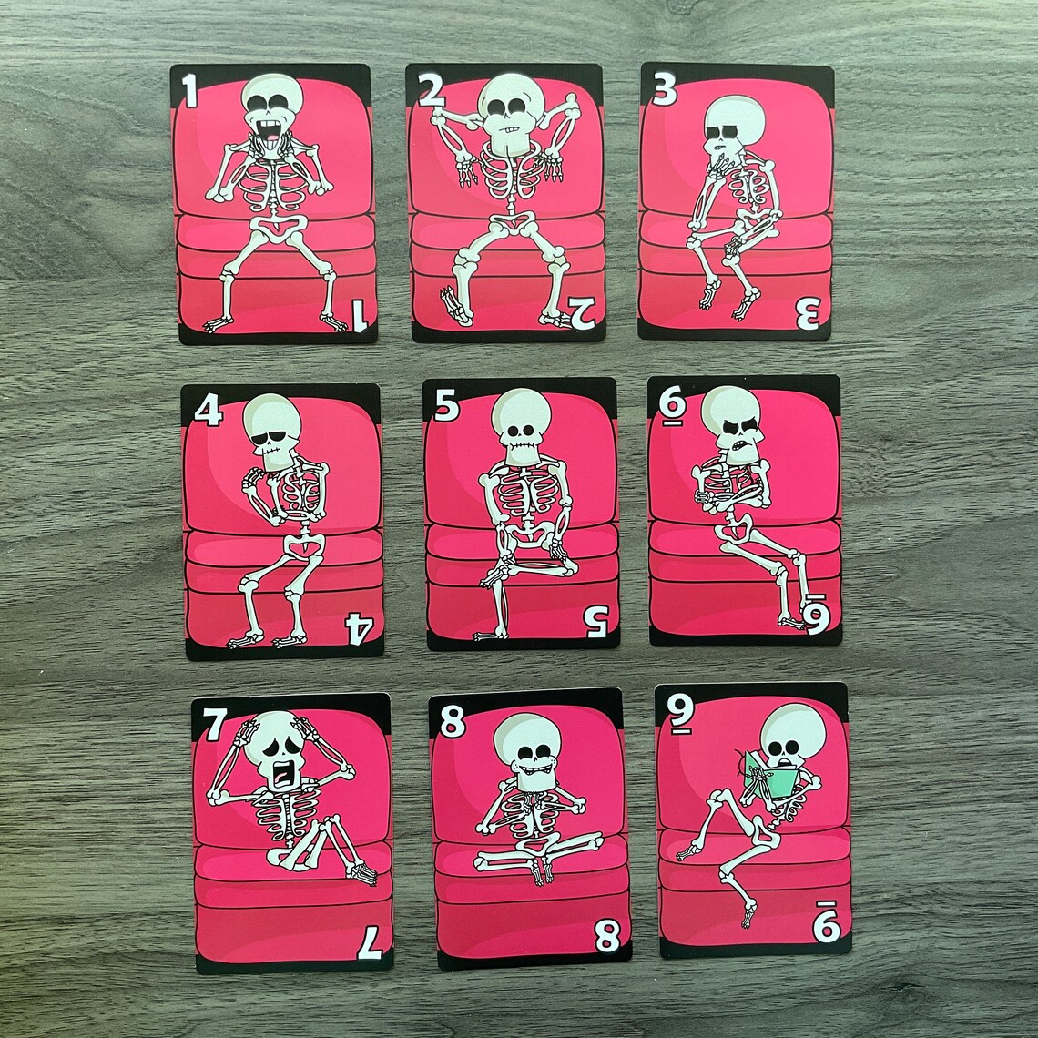 Couch Skeletons Card Game Quick and Easy 2 Player Game - Etsy