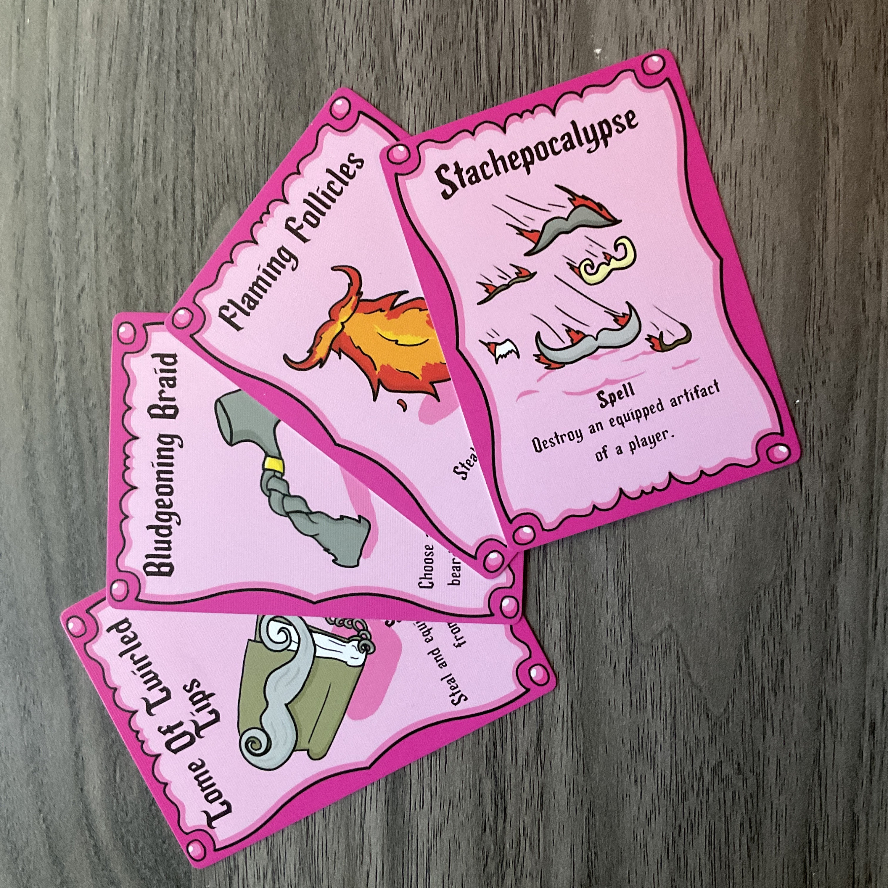 Beard Wizards Card Game for 2-5 Players - Etsy