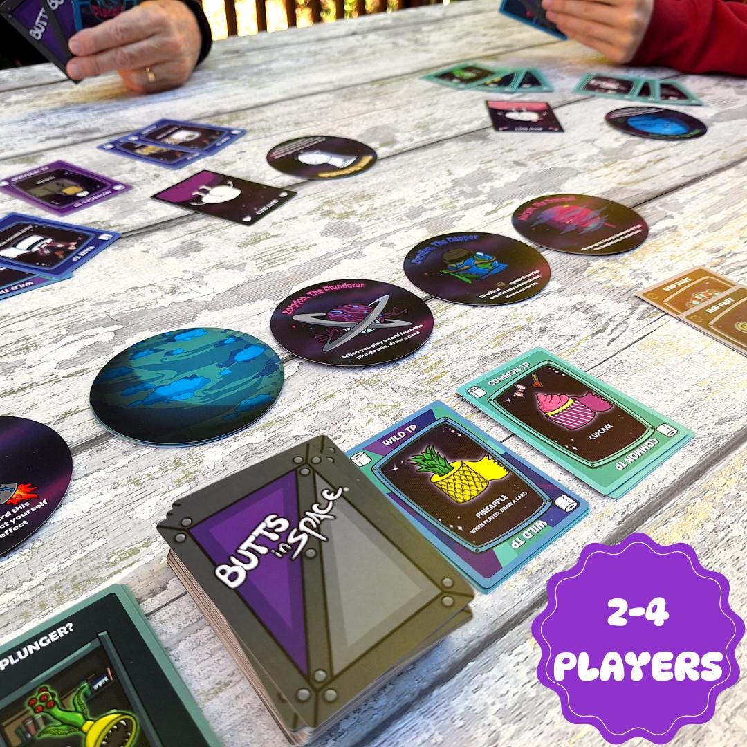Plungers and Planets - an Expansion for Butts in Space: the Card Game ...