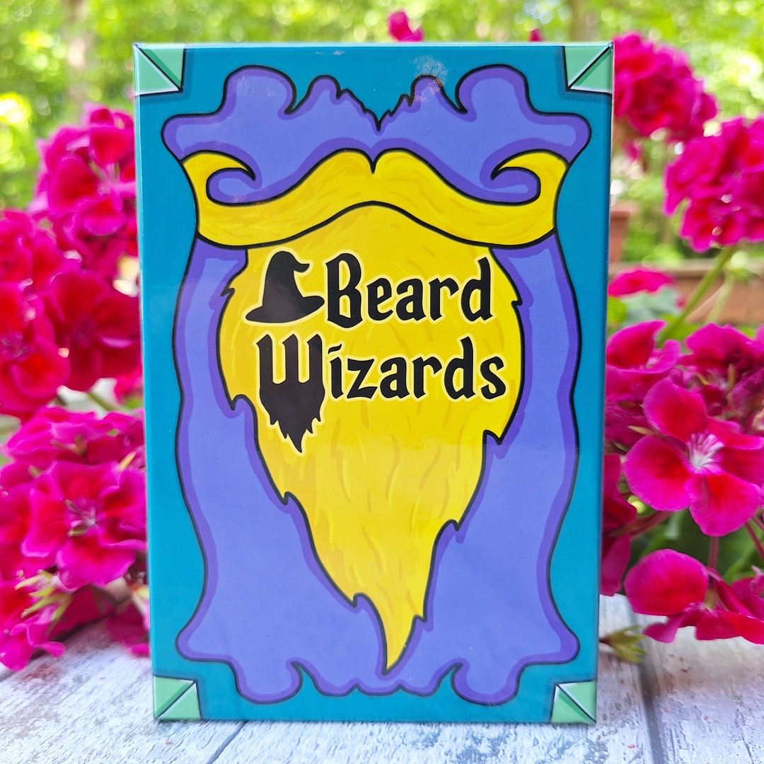 Beard Wizards Card Game for 2-5 Players - Etsy