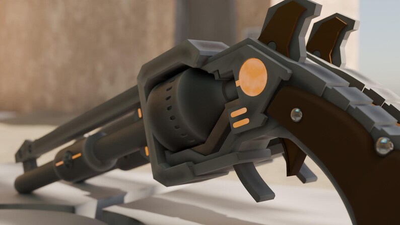 R-30017 Aikion Blaster 3D Print Files v1 Star Wars the Old Republic ...