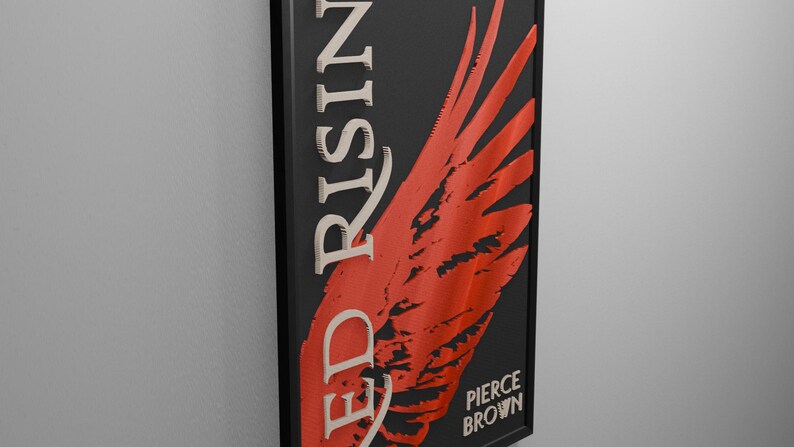 Red Rising 3D Wall Hanging Art | 3D Print Files - Etsy