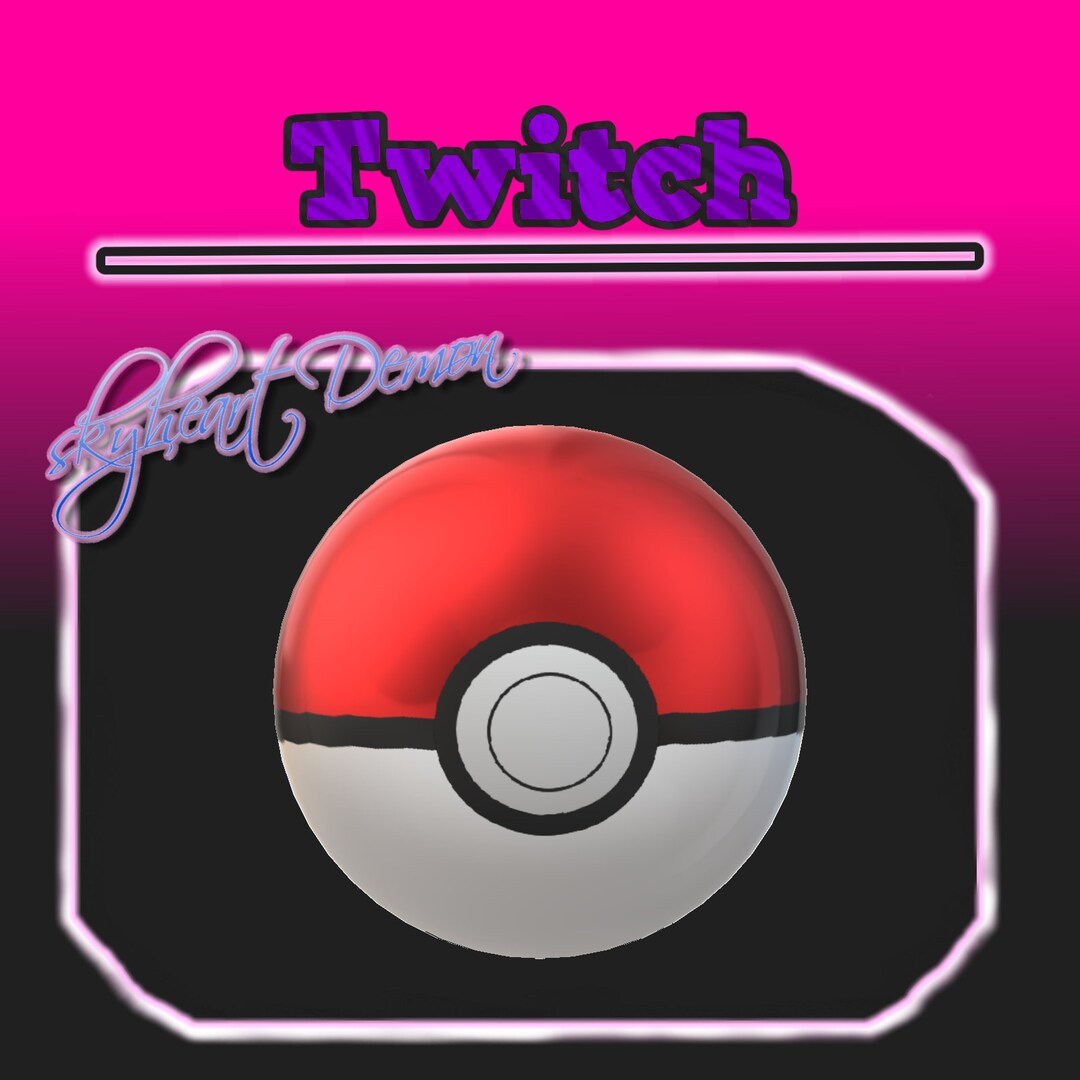 Shiny 3D Pokeball for Twitch Throwing System (.glb) - Etsy