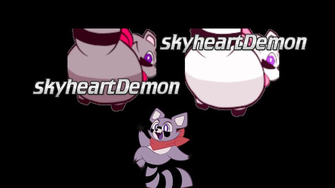 Rambley Racoon Dumpy Emote GIF | Animated | Indigo Park | - Etsy