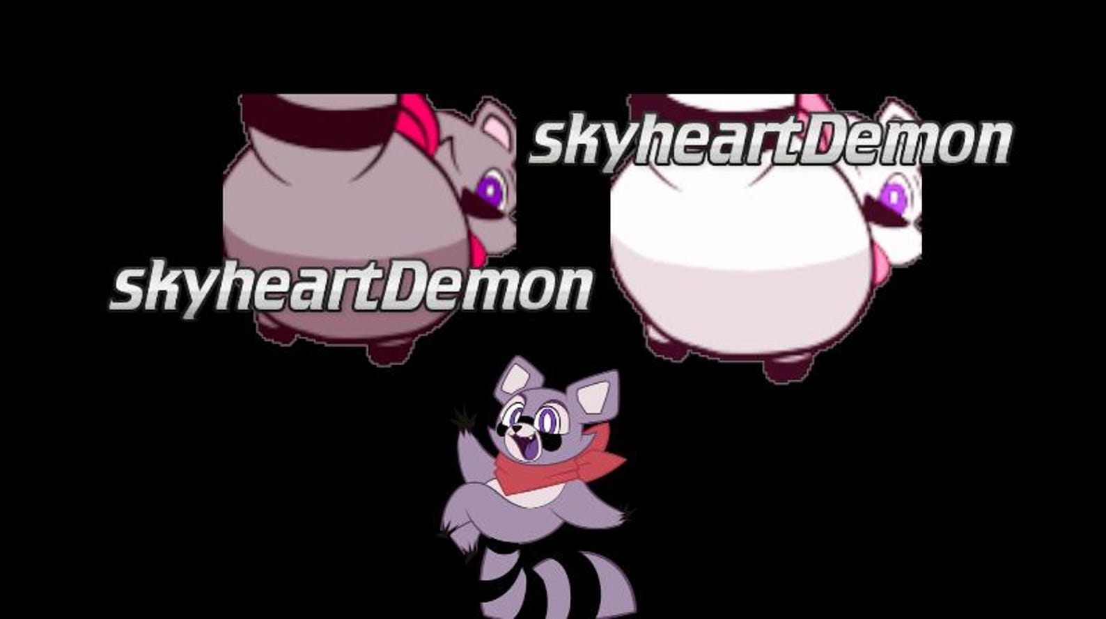 Rambley Racoon Dumpy Emote GIF | Animated | Indigo Park | - Etsy