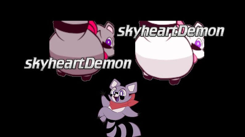 Rambley Racoon Dumpy Emote GIF | Animated | Indigo Park | - Etsy