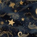 Celestial Design Seamless Pattern - Etsy