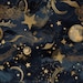 Celestial Design Seamless Pattern - Etsy