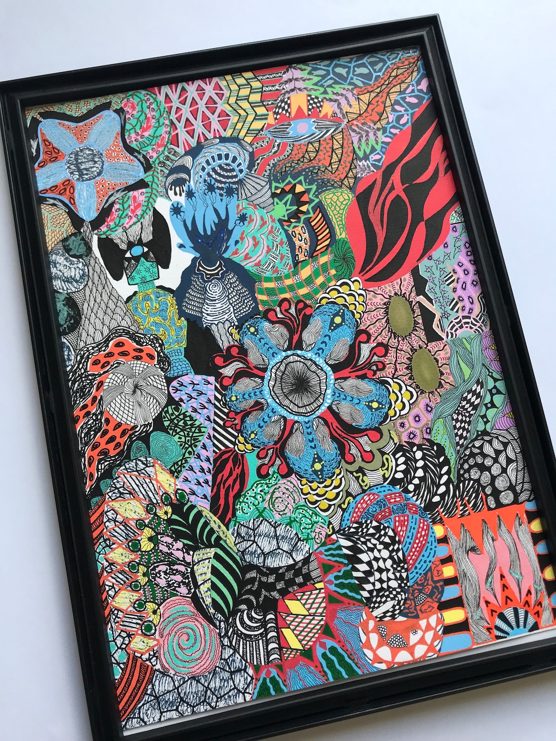 Original Drawing Dark Side 21 Cm/28 Cm - Etsy
