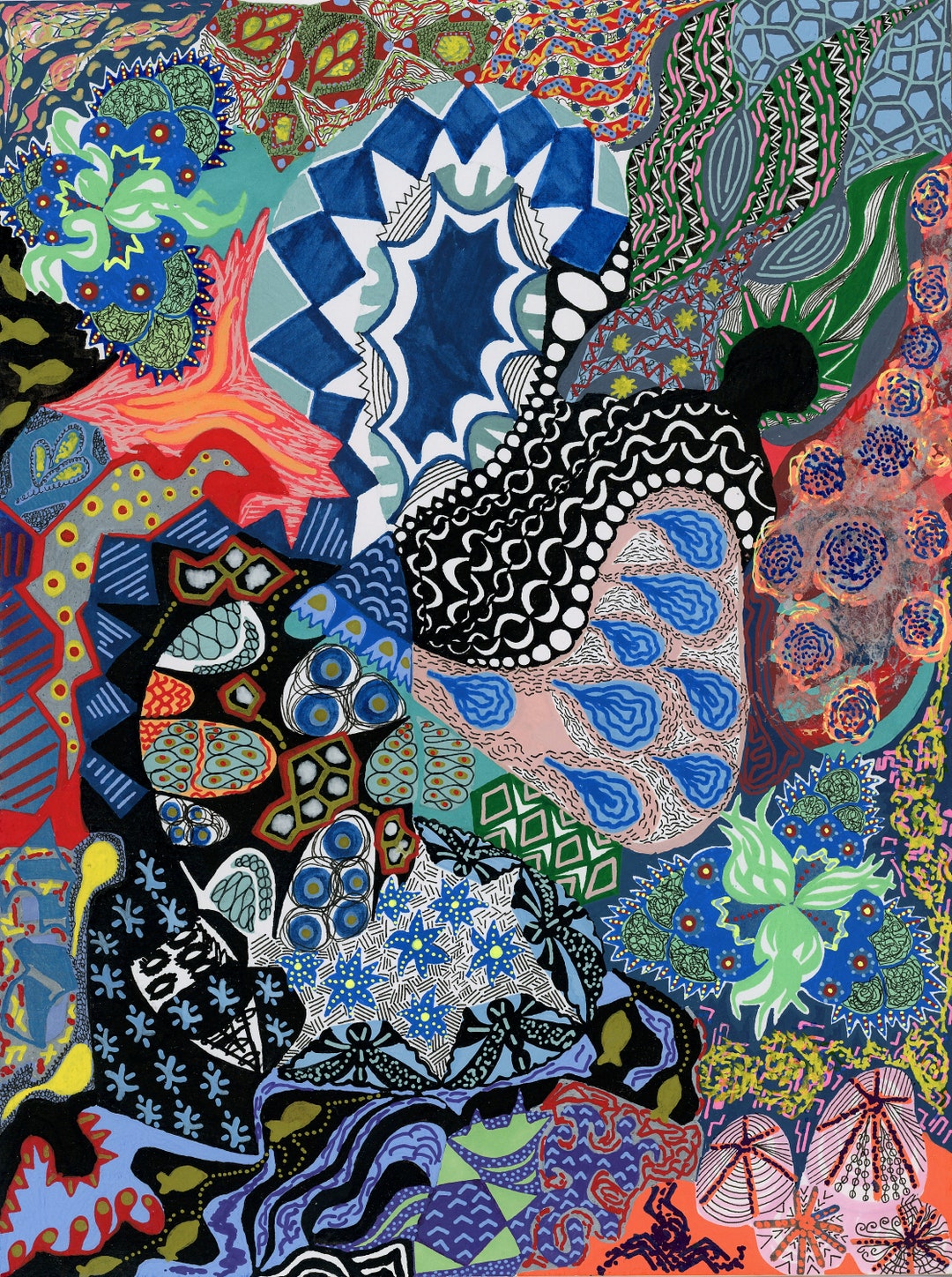 Blue Star — Signed Art Giclée Print - Etsy