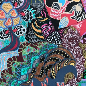 Original Drawing Extinction 21 Cm / 28 Cm - Etsy