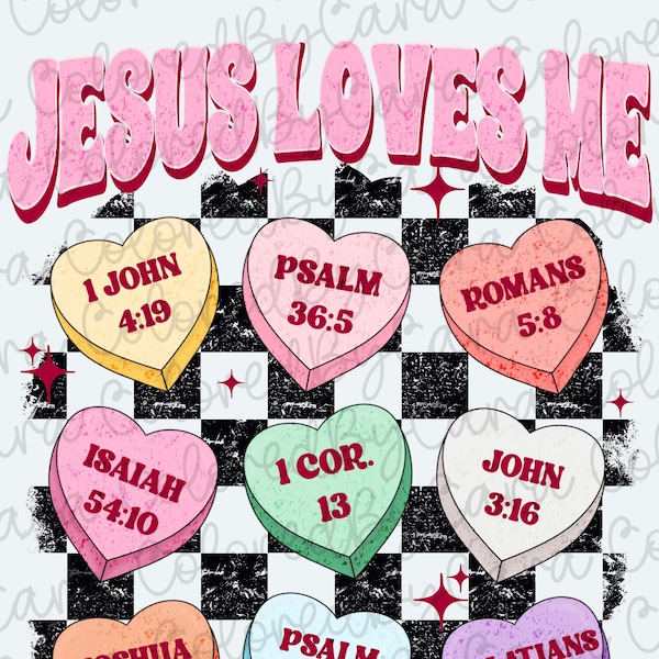 Christian Conversation Hearts - Etsy