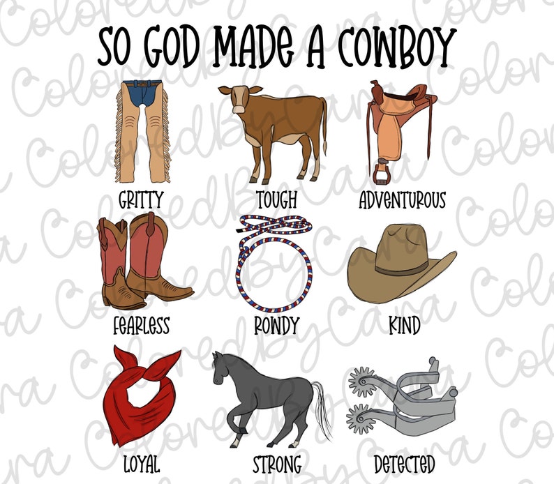 God Says I Am Cowboy and Cowgirl / Western Png/ Cowgirl - Etsy