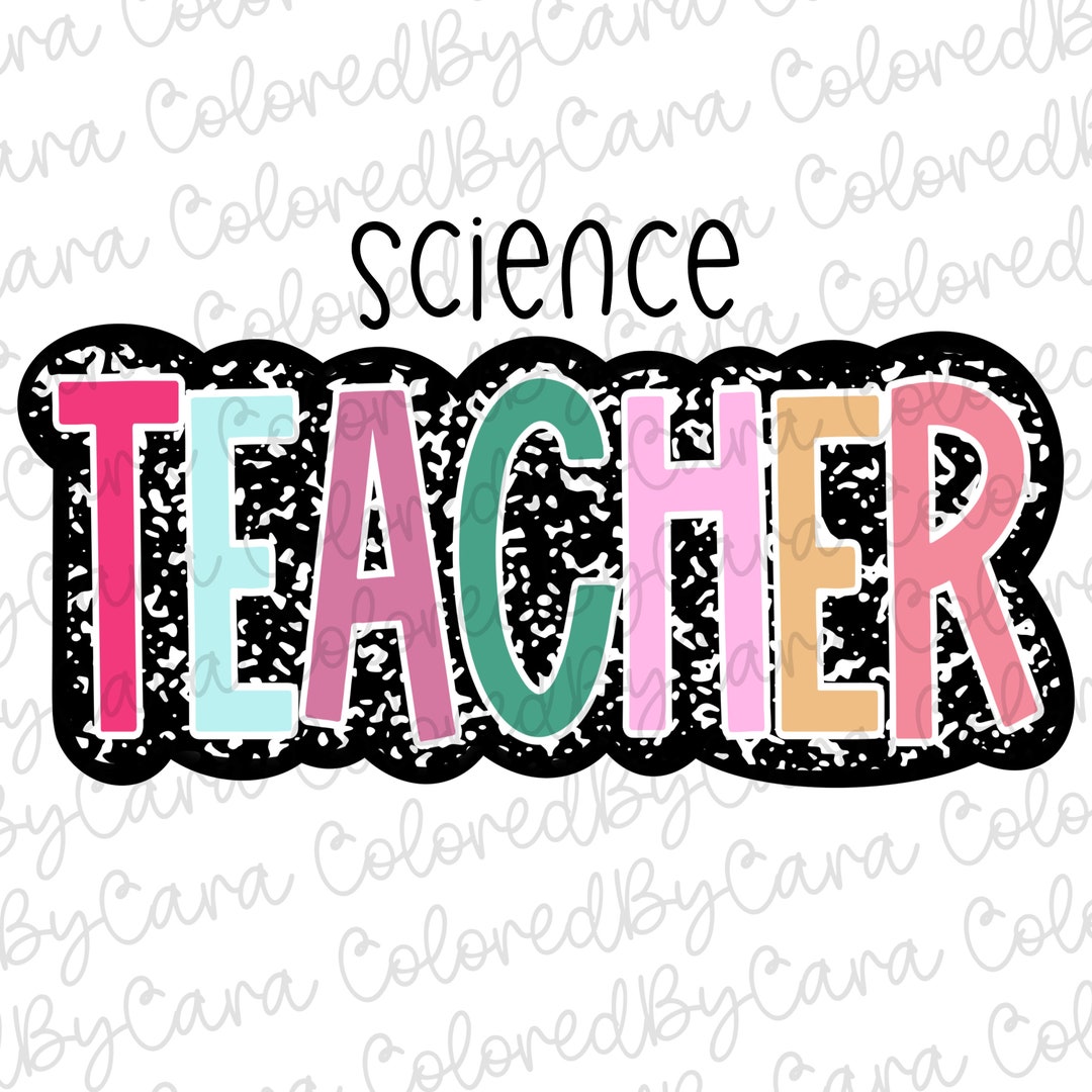 Science Teacher PNG/ Back to School Png/ Elementary Png/ School Png ...