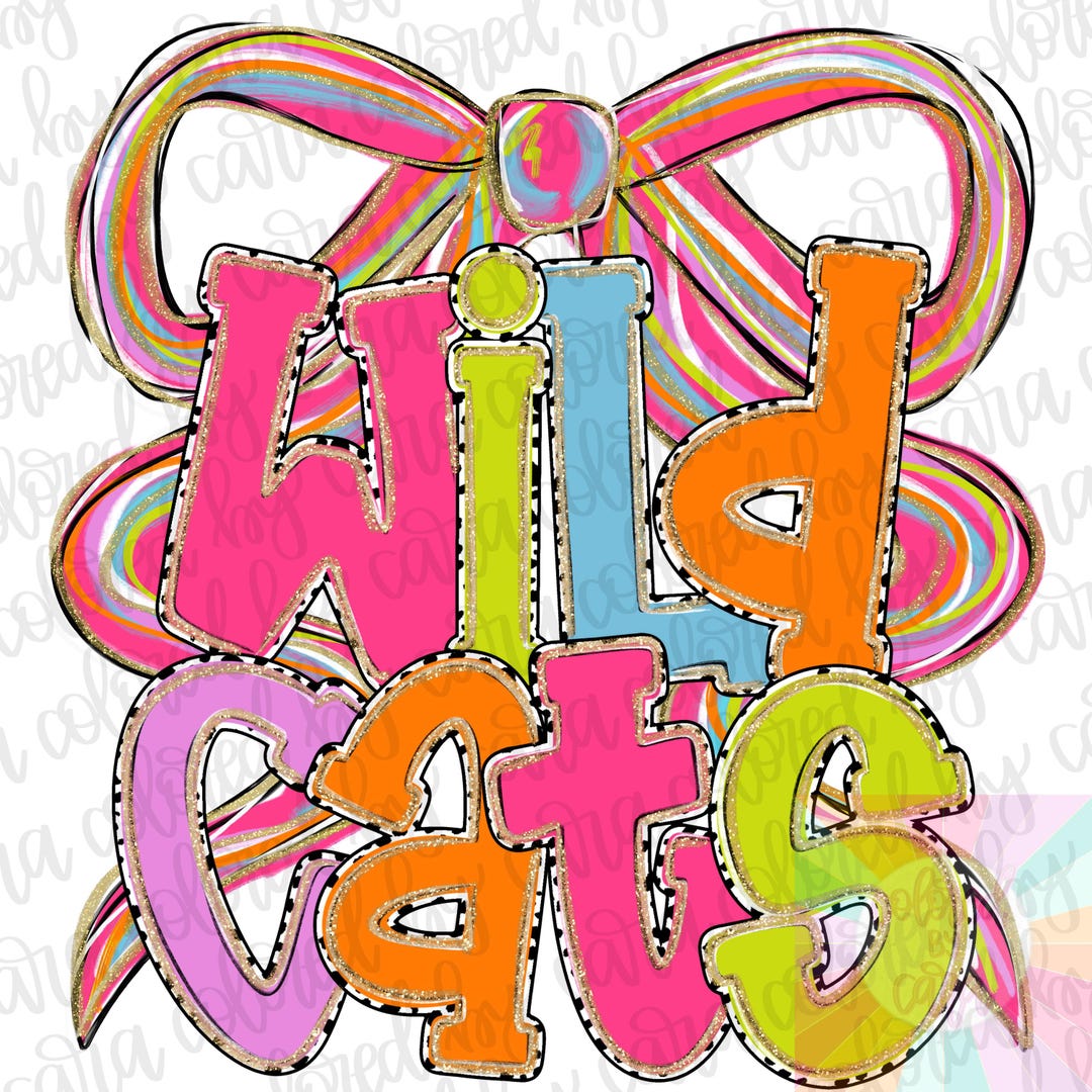 Preppy Coquette Neon Wildcats Preppy Mascot Coquette Png Girls Preppy ...