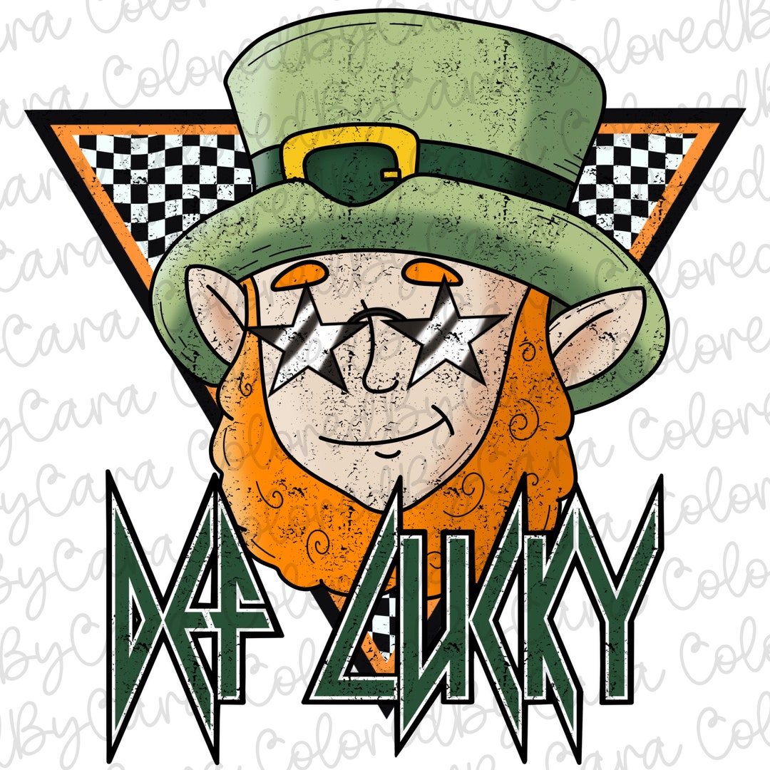 Kids Def Lucky Png/ St. Patrick’s Day Png/ Kid Leprechaun Sublimation ...