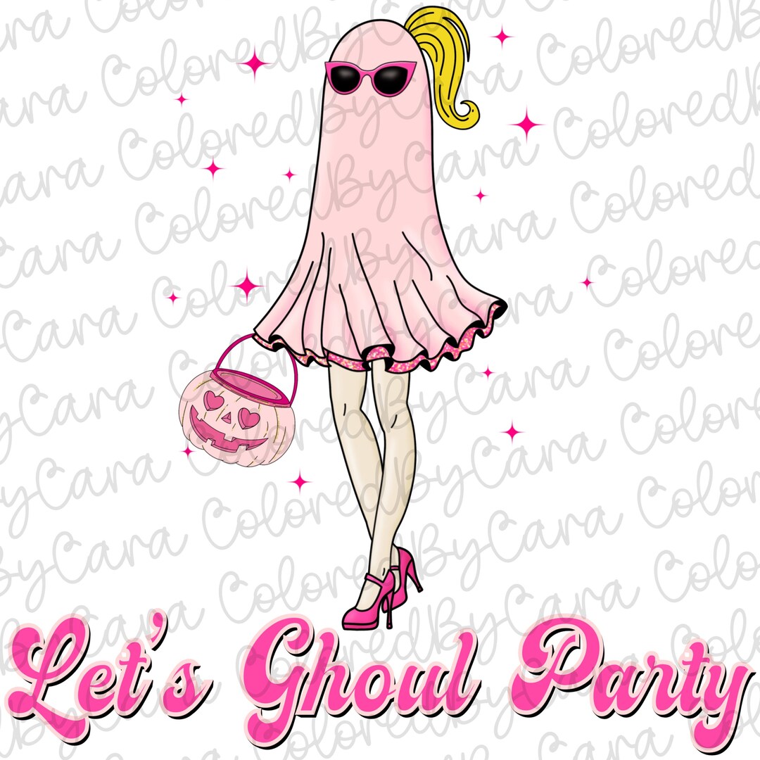 Lets Ghoul Party Png Girls Halloween Sublimation Design Dtf Halloween ...