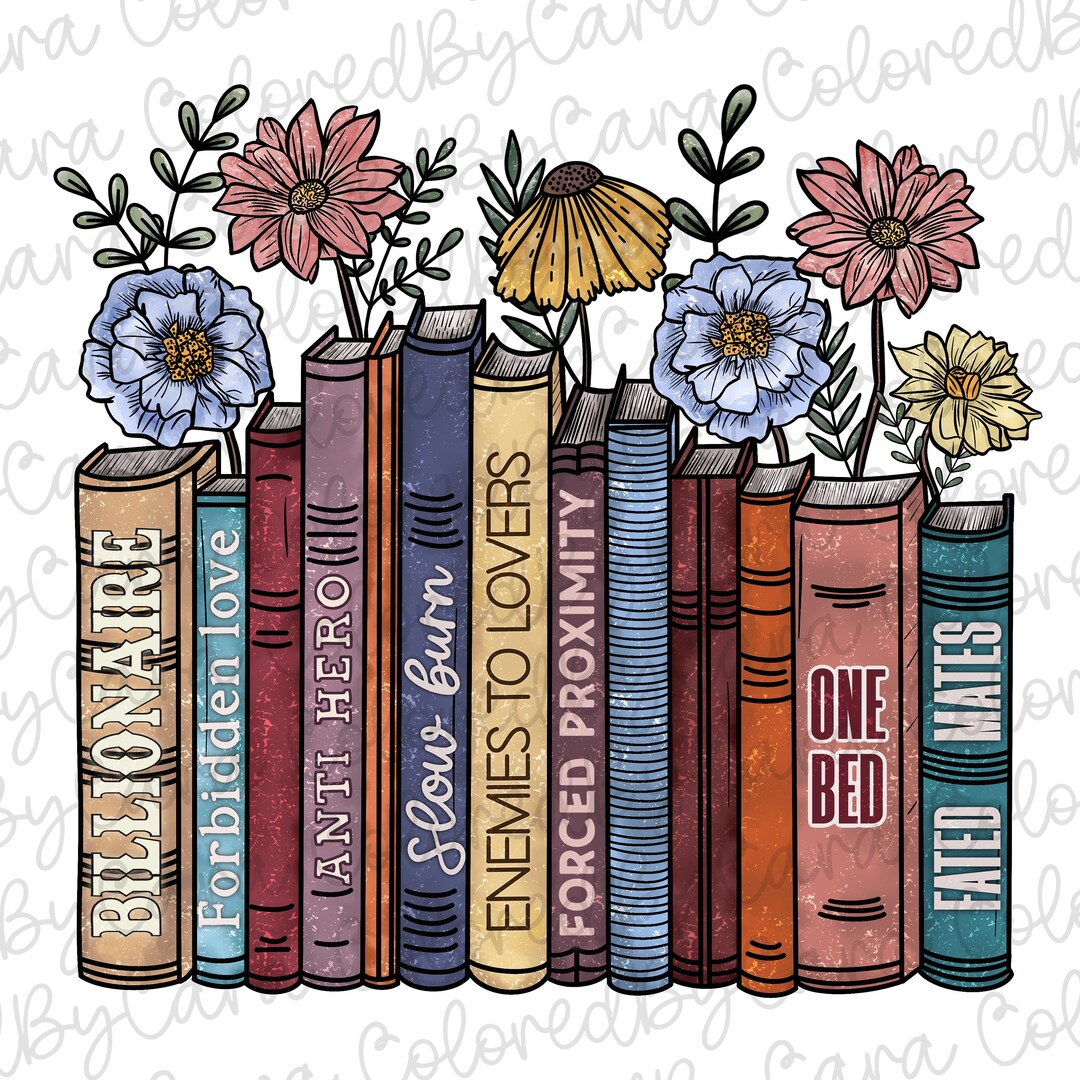 Vintage Bookish Png/ Bookish Sublimation Design/ Book Trope Png ...